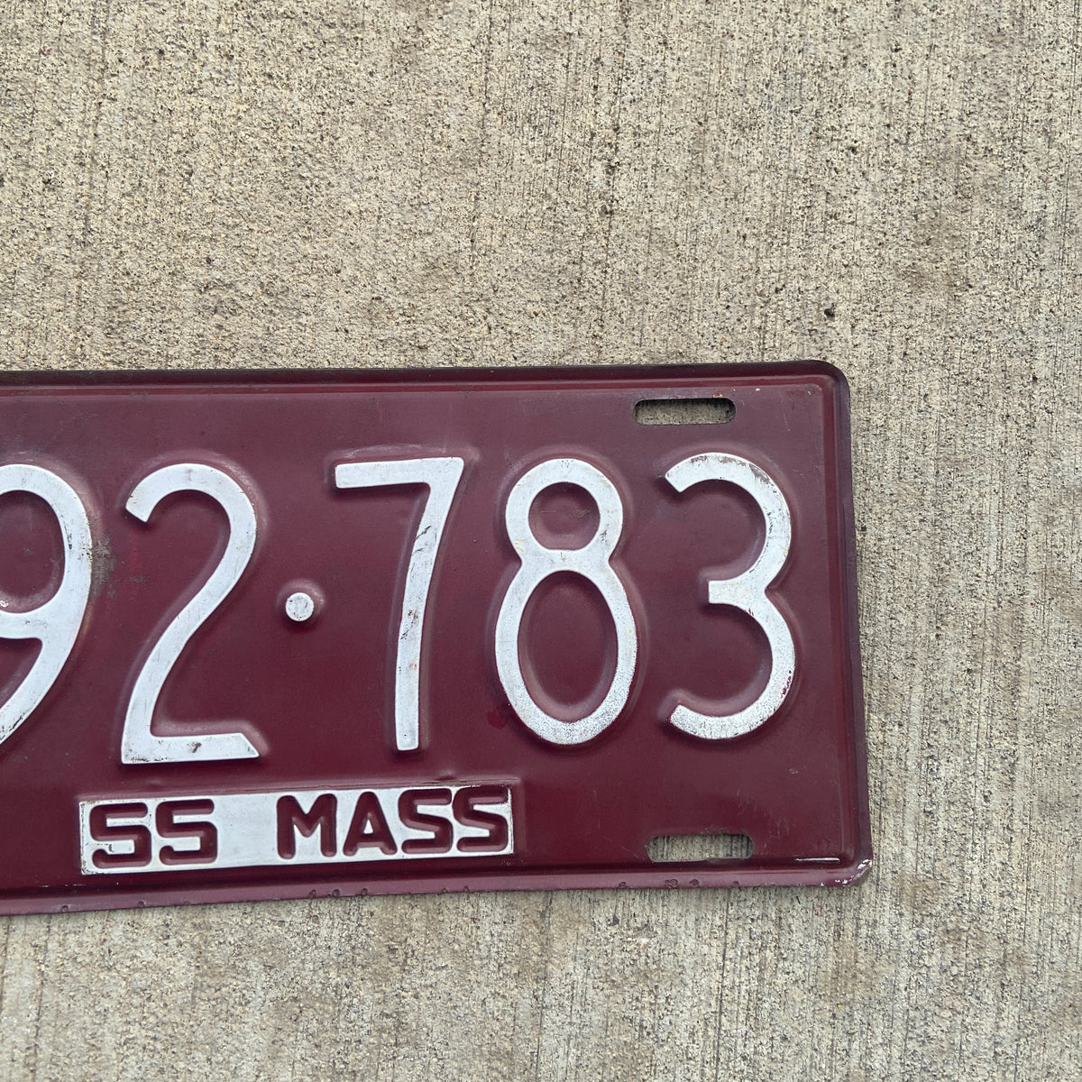 1955 Massachusetts License Plate Vintage Auto Wall Decor – Eagle's Eye ...