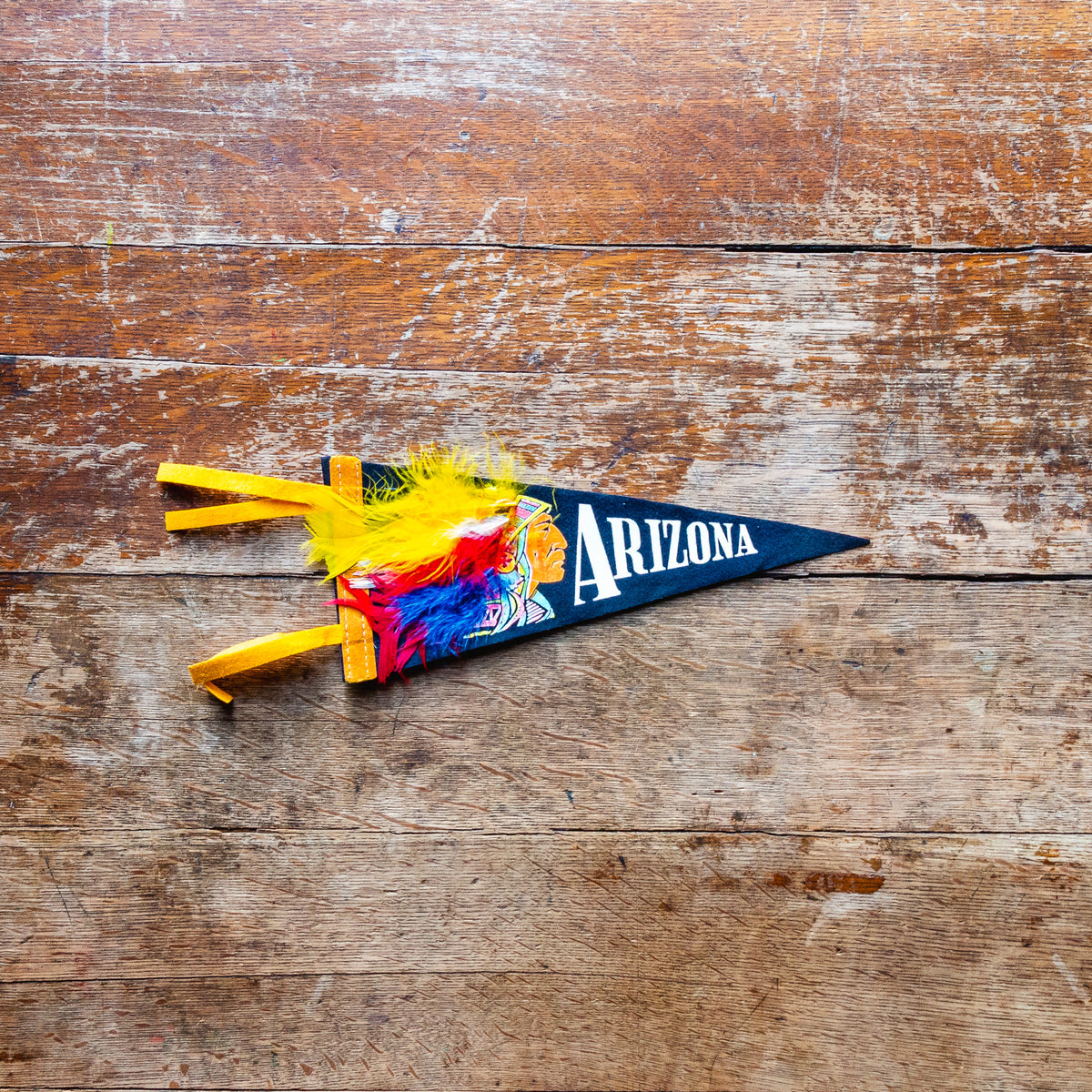 Arizona Native American Felt Pennant Vintage Black Wall Decor – Eagle's ...