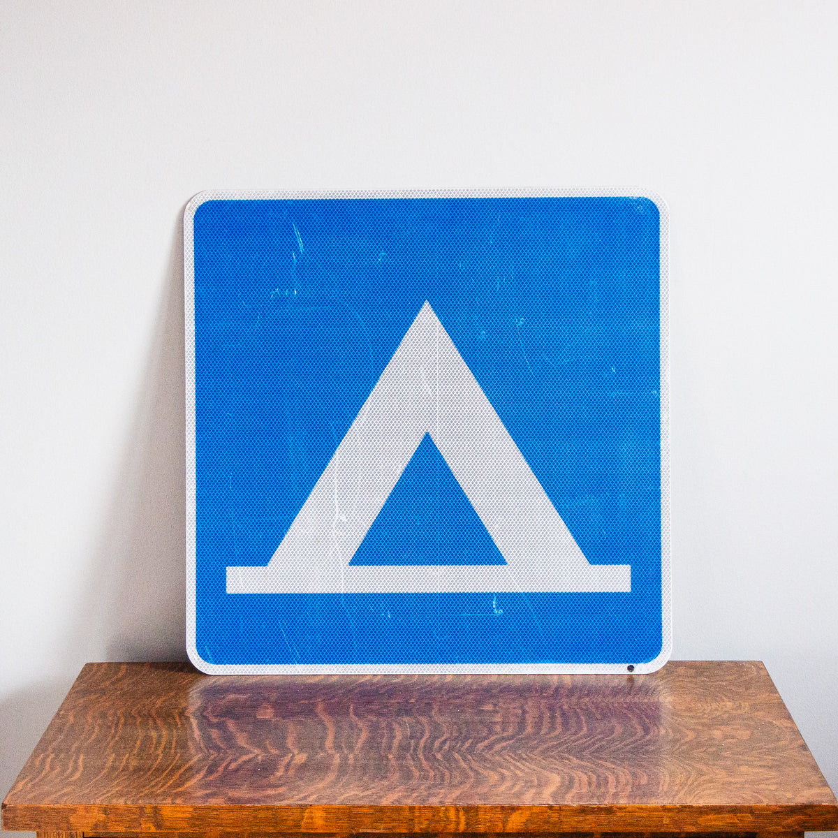 Campgrounds Retired Road Sign Blue Camping Wall Decor – Eagle's Eye Finds
