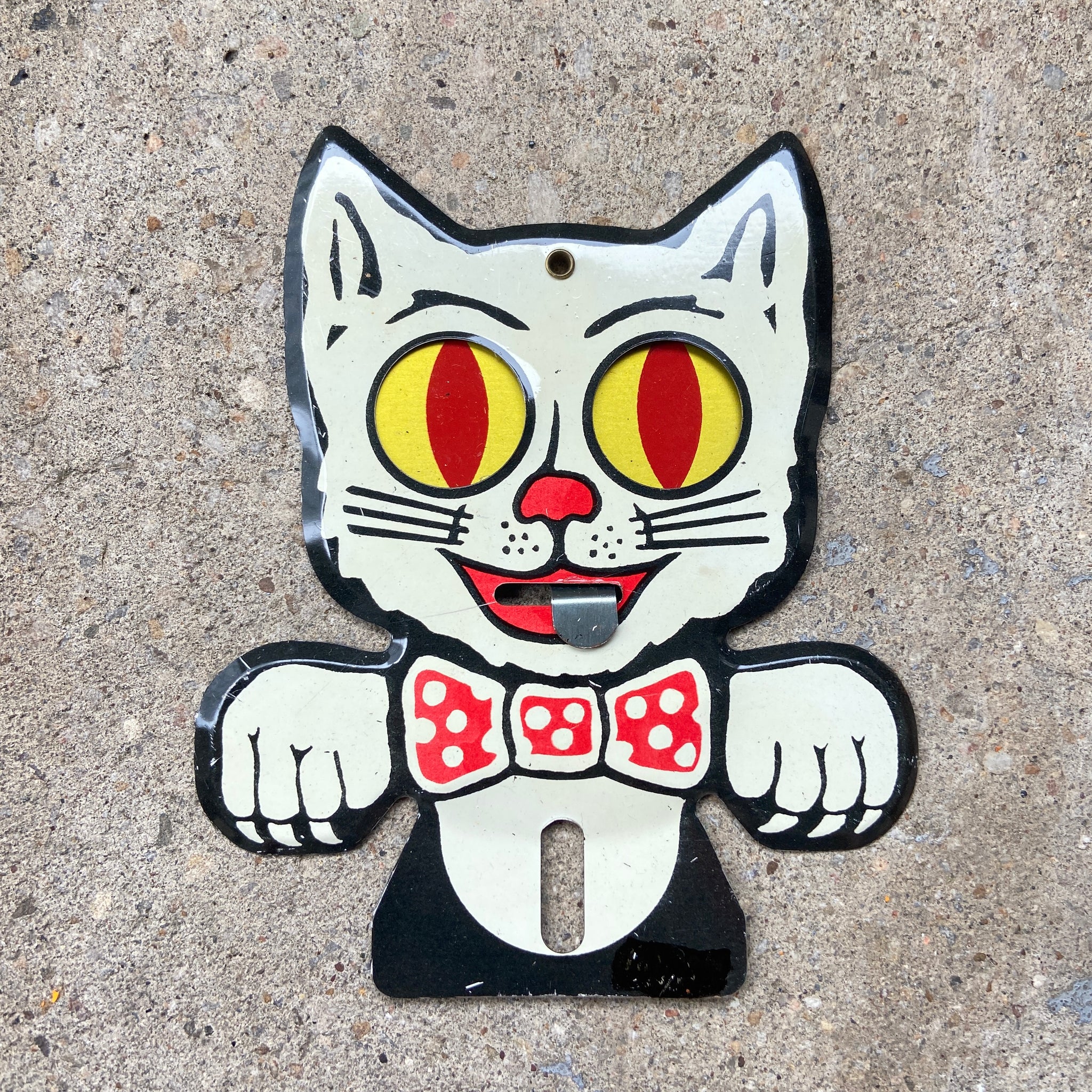 1960s Felix the Cat License Plate Topper with Moving Eyes – Eagle's Eye ...