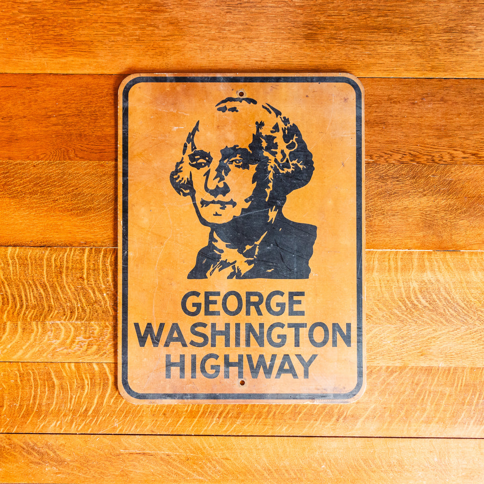 1960s George Washington Highway Sign Vintage Wall Decor – Eagle's Eye Finds