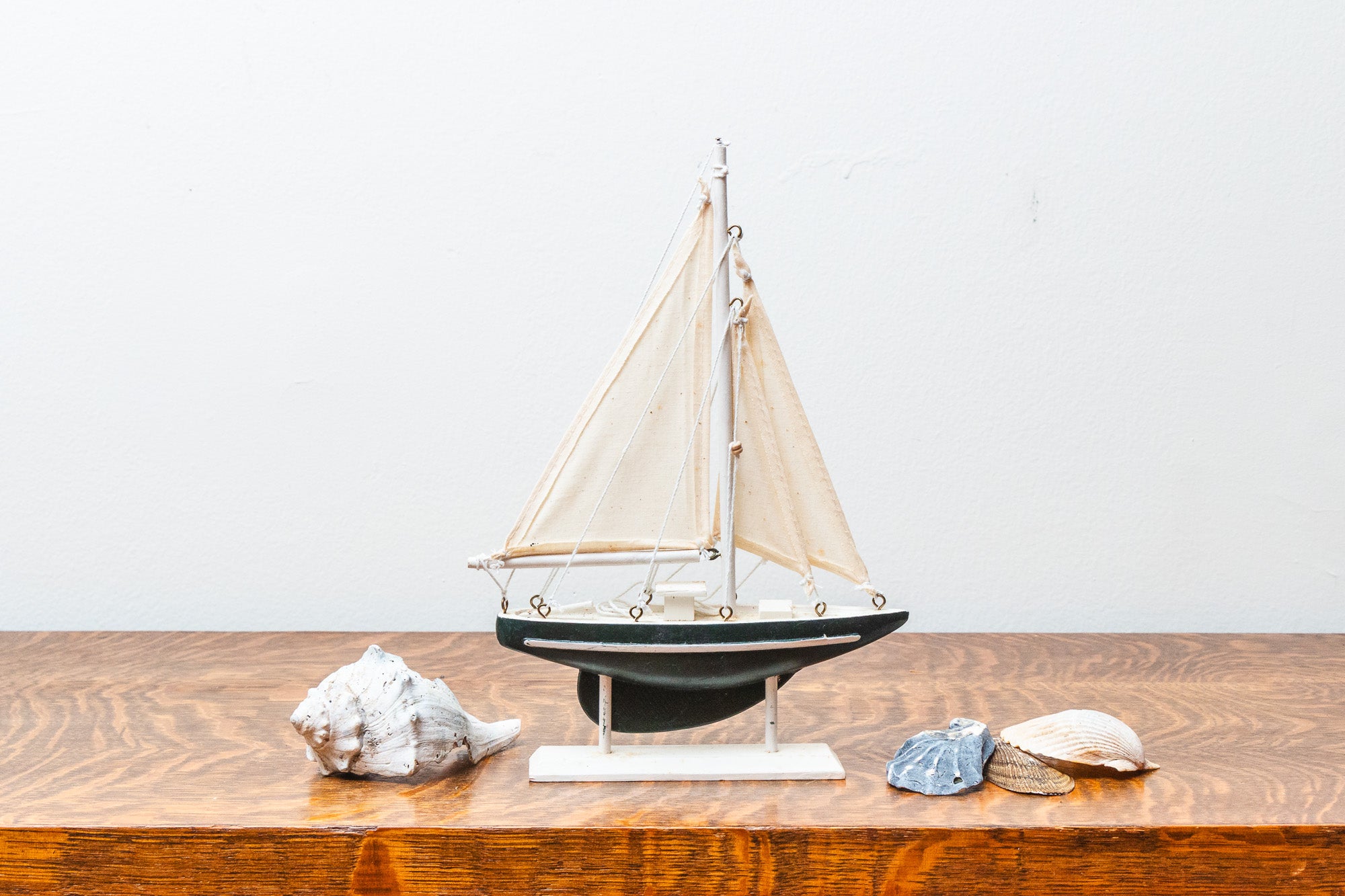 Wood Model Boat Vintage Nautical Ship Coastal Decor – Eagle's Eye Finds