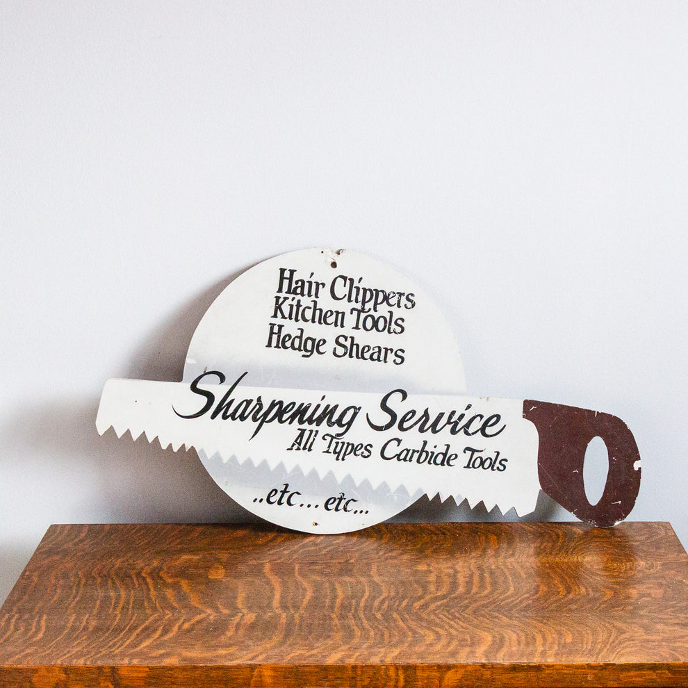 Saw Hardware Store Vintage Trade Sign Hand Painted Wall Decor – Eagle's ...
