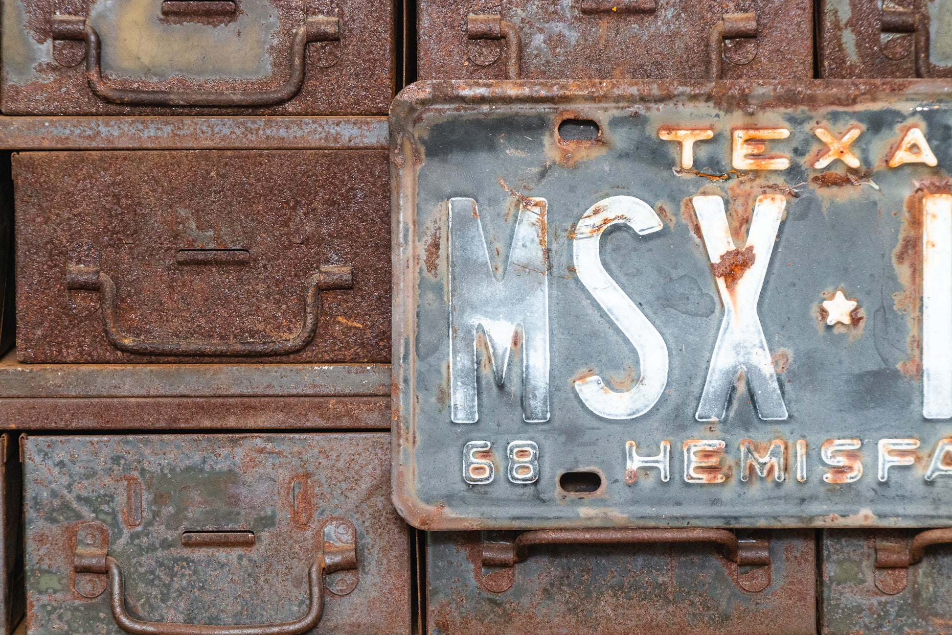 1968 Texas License Plate Vintage Rustic Decor – Eagle's Eye Finds