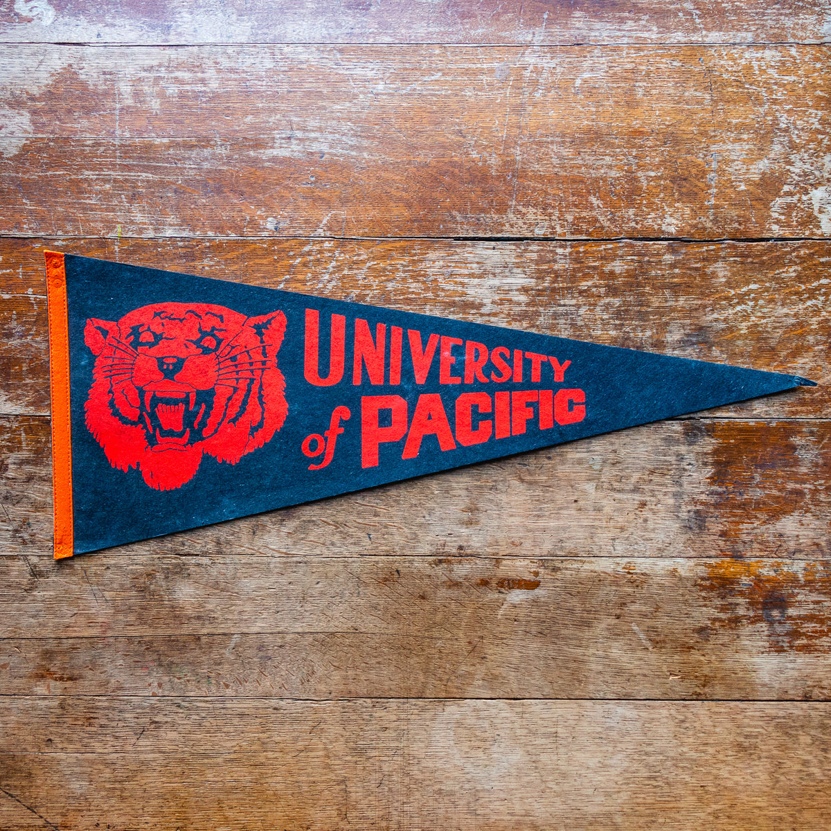 University of the Pacific Felt Pennant Vintage College Wall Decor ...