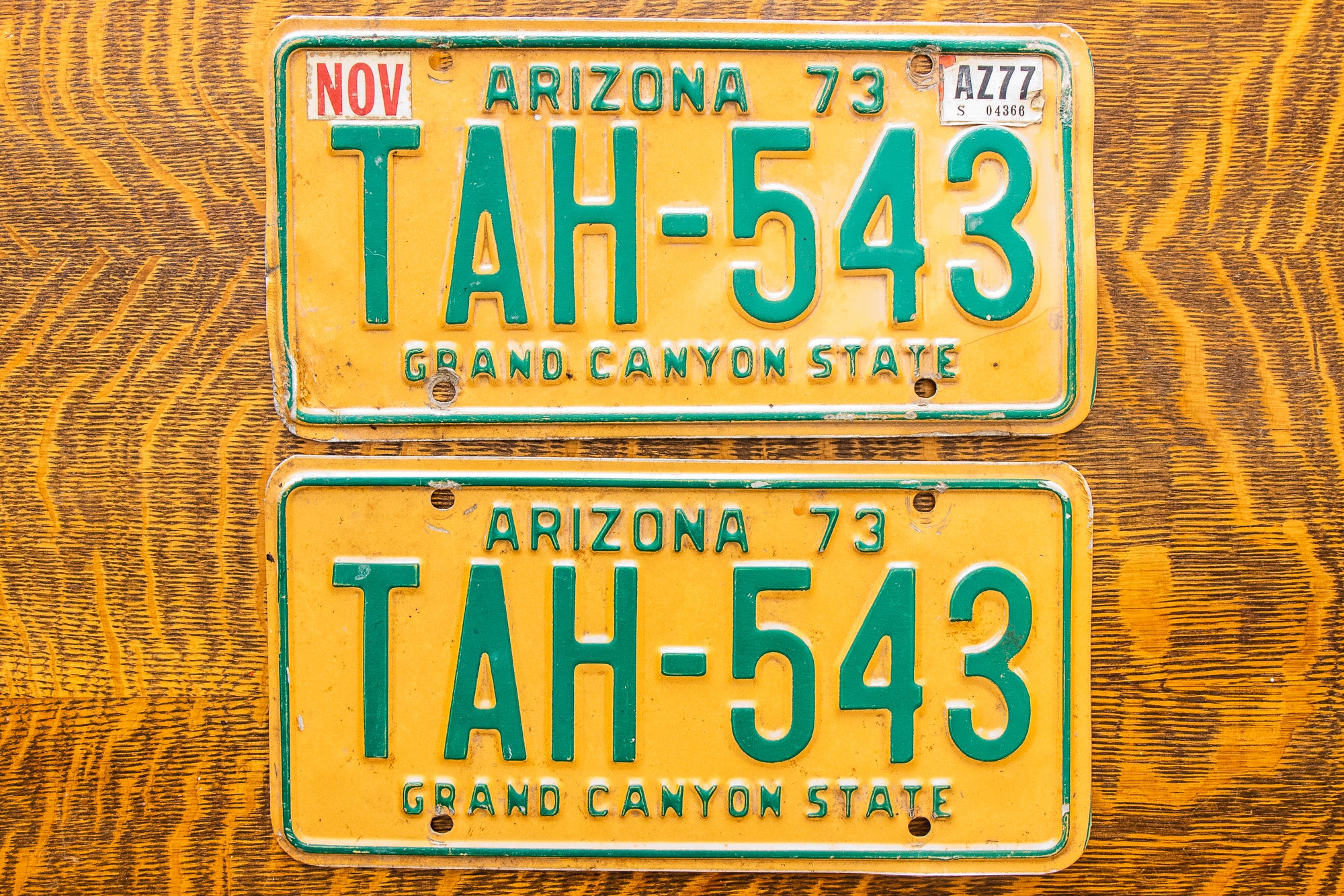 1973 Arizona License Plate Vintage Classic Car Decor Ford Chevy Dodge ...