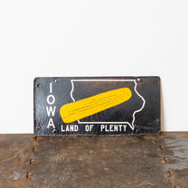 Iowa Corn License Plate Vintage Fiberboard IA Booster Plate – Eagle's ...