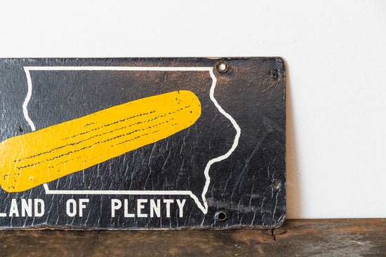 Iowa Corn License Plate Vintage Fiberboard IA Booster Plate – Eagle's ...