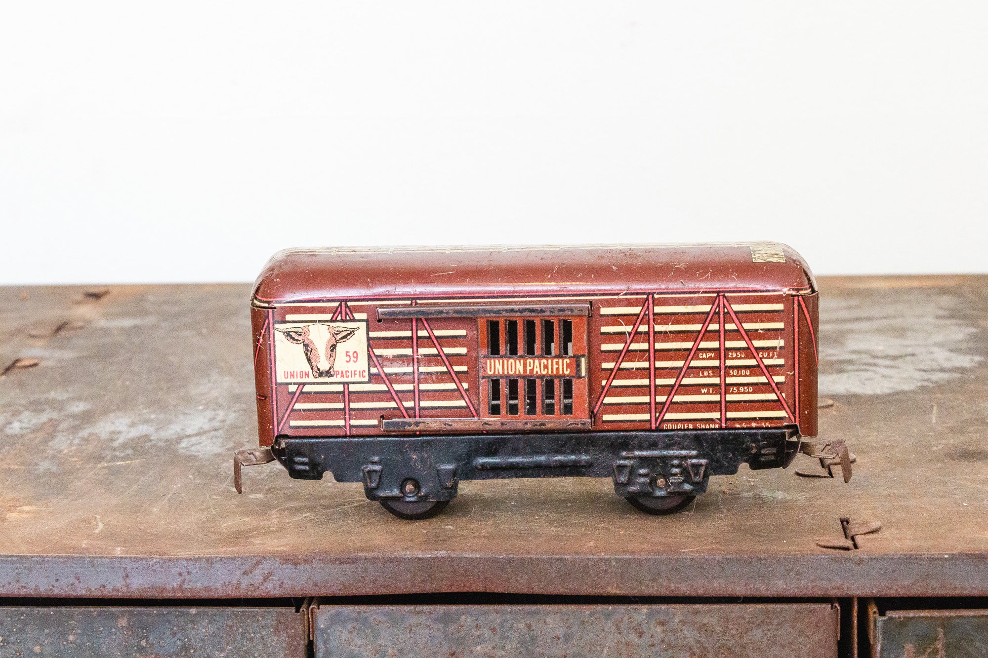 Marx No. 3987 Marlines Vintage Tin Mechanical Toy Train Set – Eagle's ...