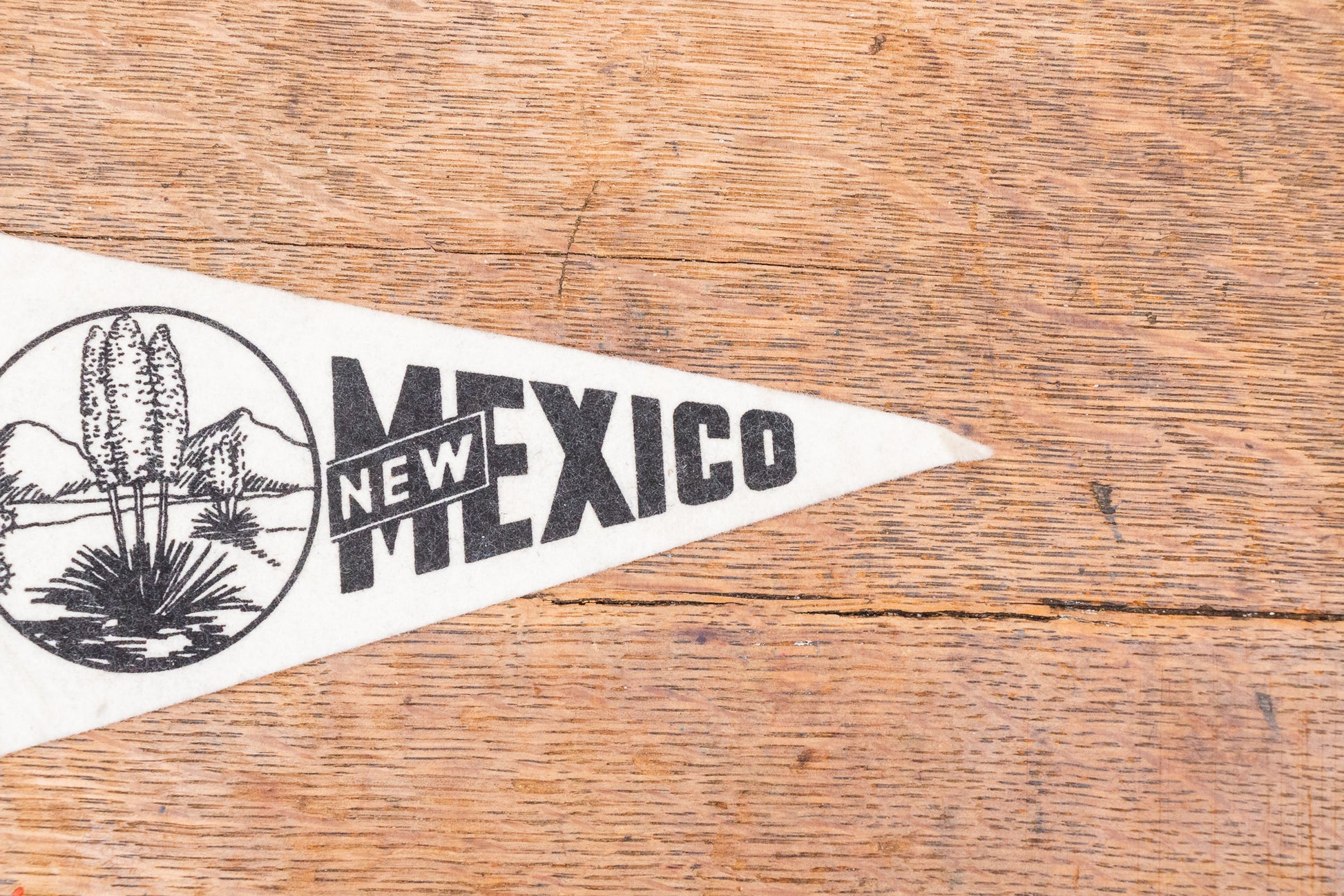 New Mexico State Pennant Vintage Mini White Wall Decor – Eagle's Eye Finds