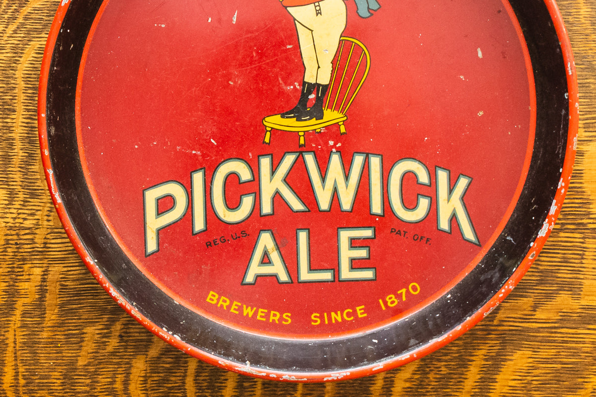Pickwick Ale Beer Tray Vintage Red Brewery Bar Decor – Eagle's Eye Finds