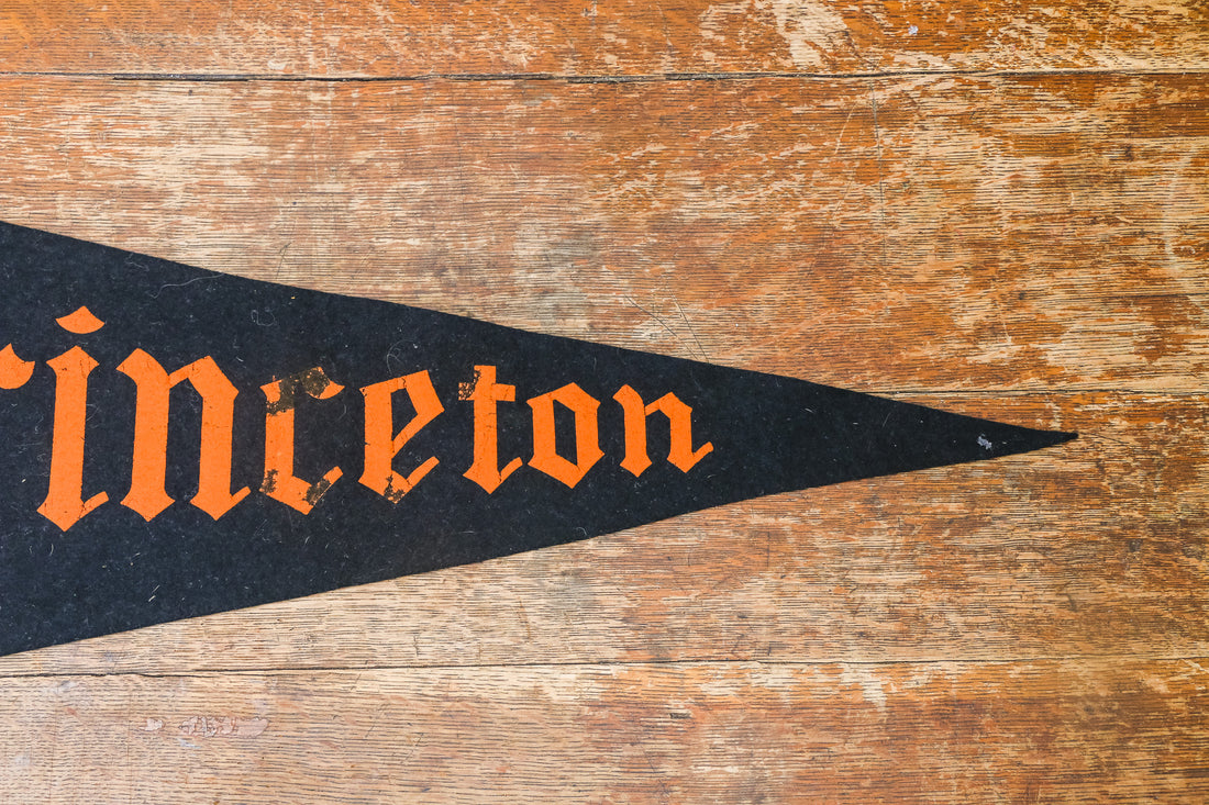 Princeton University Large Felt Pennant Vintage College Decor – Eagle's ...