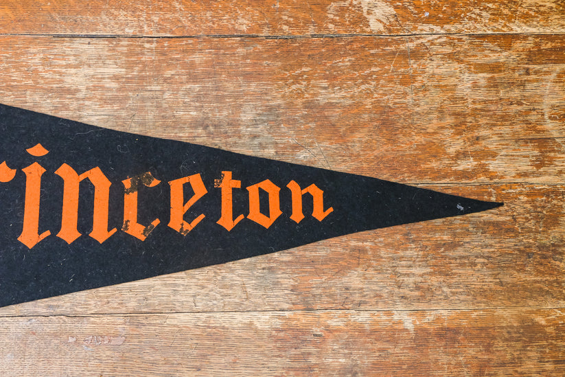 Princeton University Large Felt Pennant Vintage College Decor – Eagle's ...