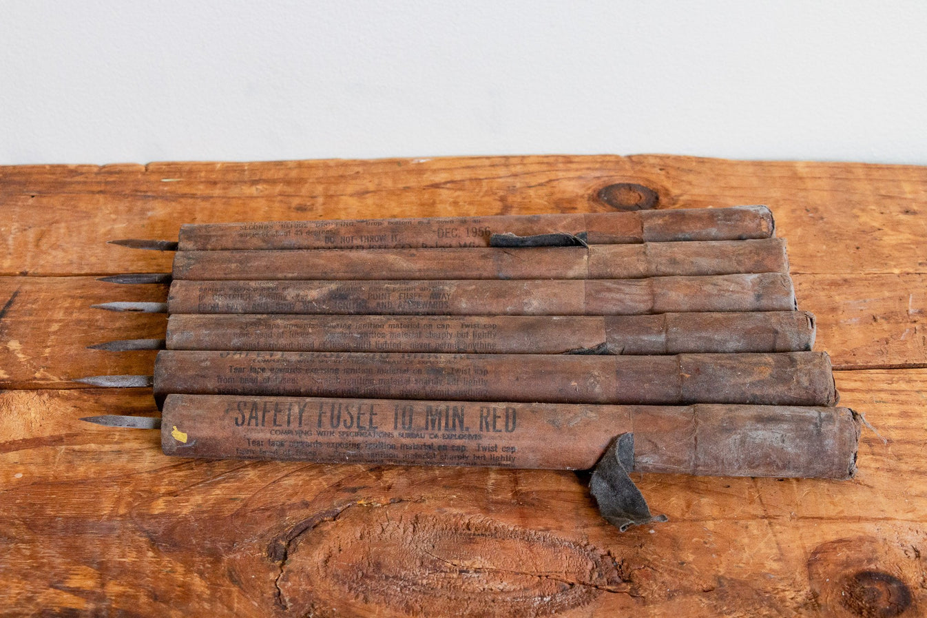 Lakeside Safety Fusee Red Flares Vintage Set of 6 Railroad Flares ...