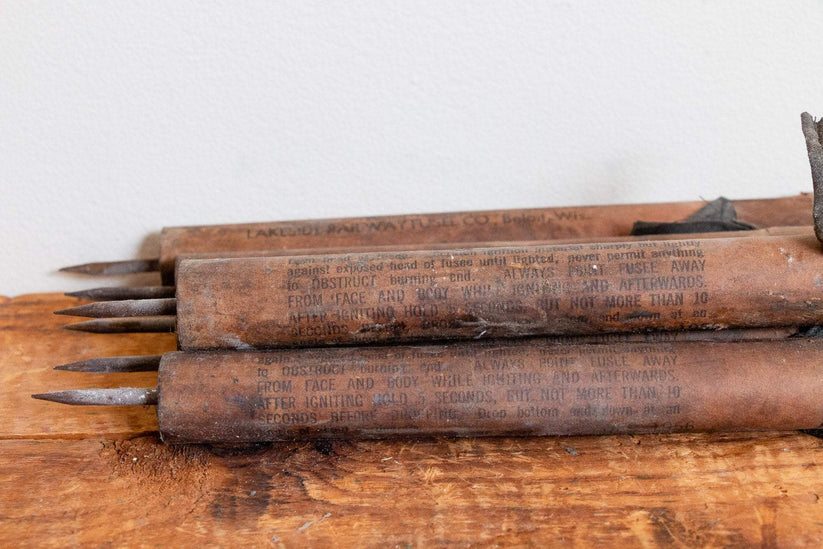 Lakeside Safety Fusee Red Flares Vintage Set of 6 Railroad Flares ...