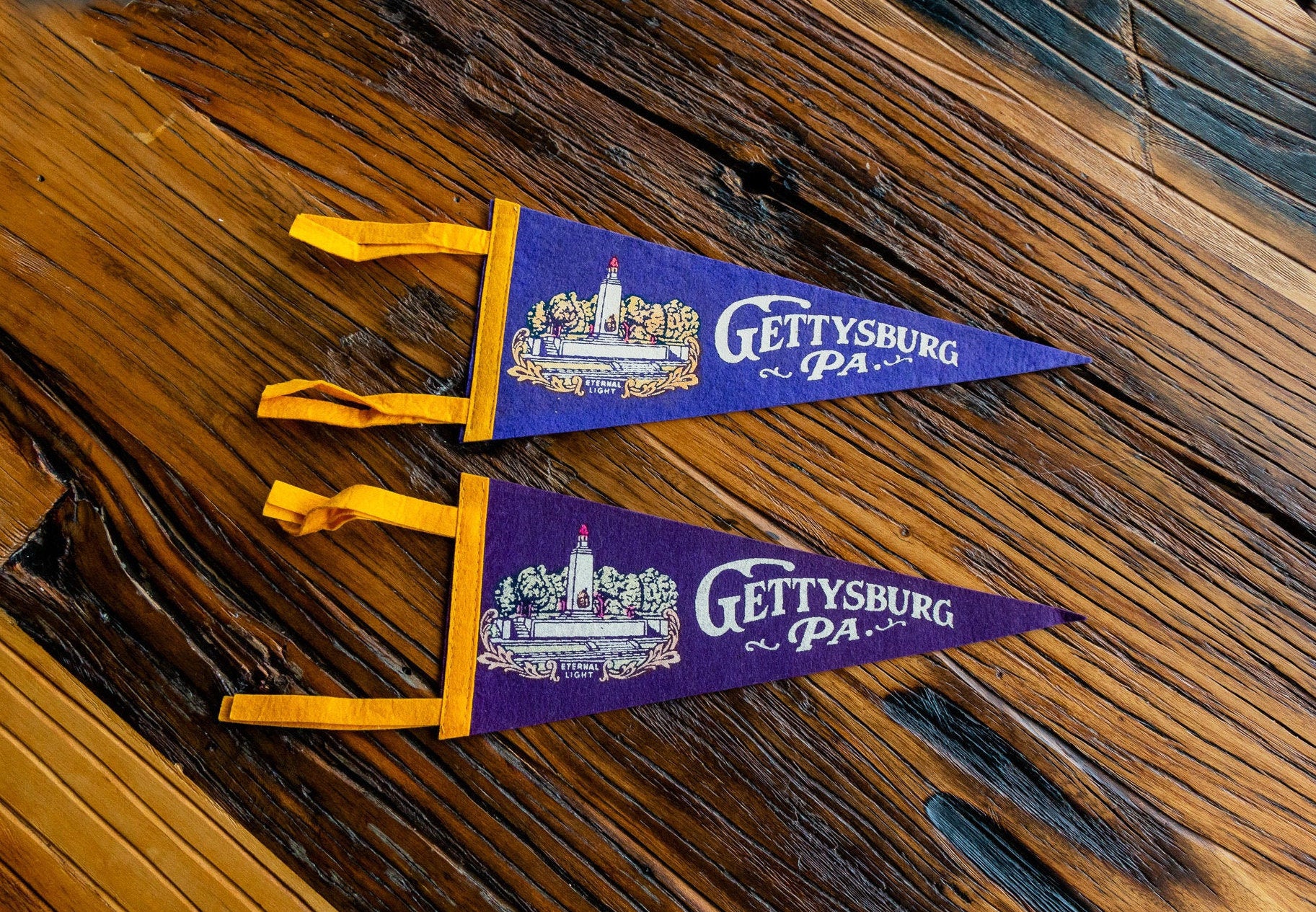Gettysburg Pennsylvania Felt Pennants Vintage Wall Decor – Eagle's Eye ...