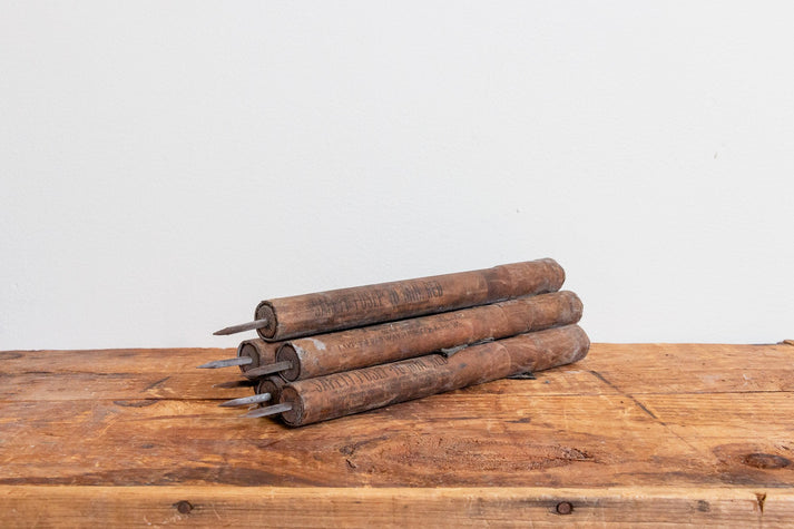 Lakeside Safety Fusee Red Flares Vintage Set of 6 Railroad Flares ...